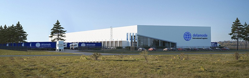 Delamode Baltics new 8,000 sqm cross dock progressing well - Delamode ...